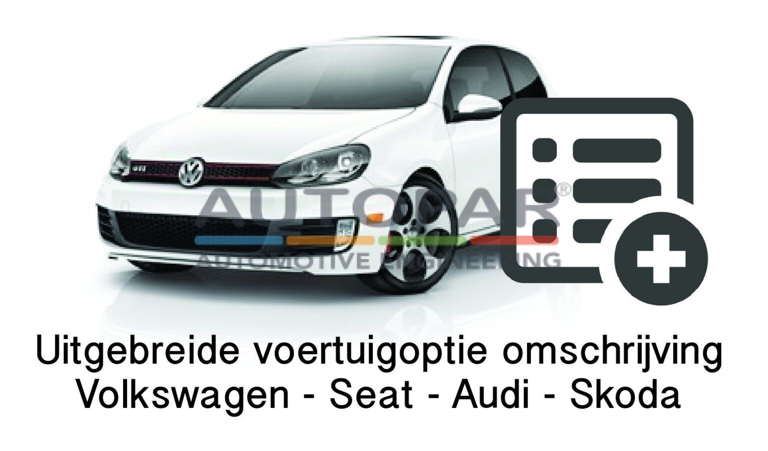 Volkswagen Audi Seat Skoda voertuig optie lijst overzicht Fabriekslijst ...