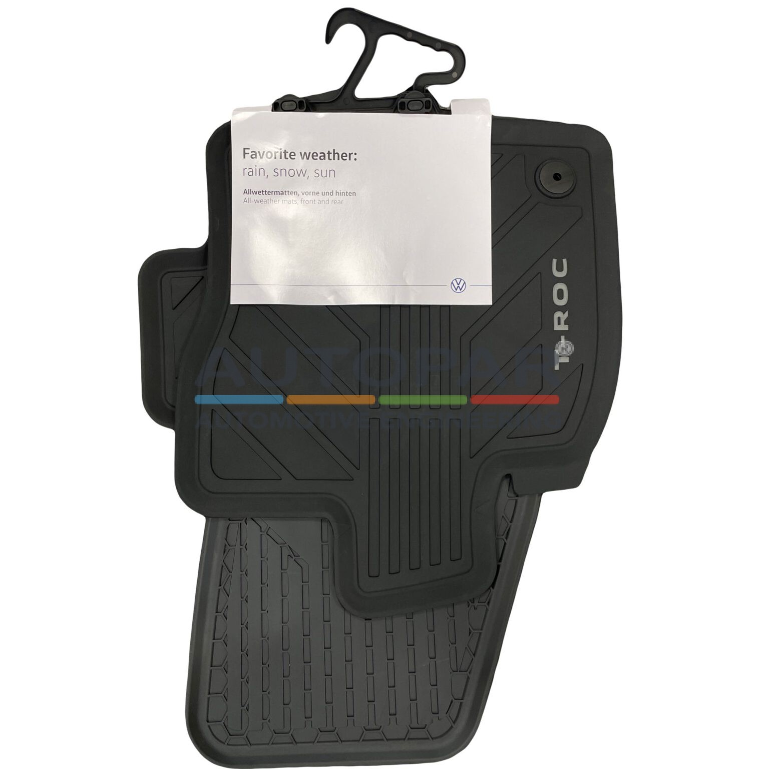 Volkswagen T-Roc Rubberen matten complete set Vloermat Rubber VW T-Roc
